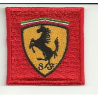 Patch embroidery FERRARI 5CM X 5CM - Los Parches