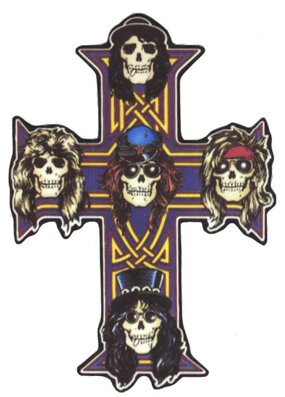 Cruz De Guns N Roses Guns N' Roses Digital Art Use Your Illusion I The